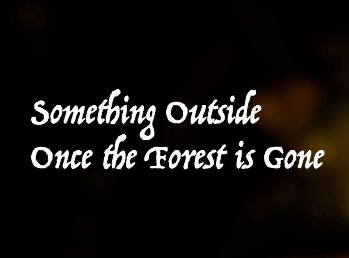 Something Outside Once the Forest is Gone - Film and Storytelling ...